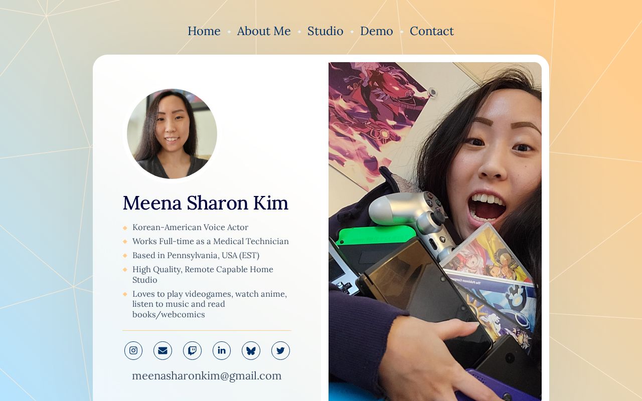 Meena Sharon Kim | Korean-American Voice Actor